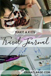 Kids' Travel Journal DIY - Erin at Large